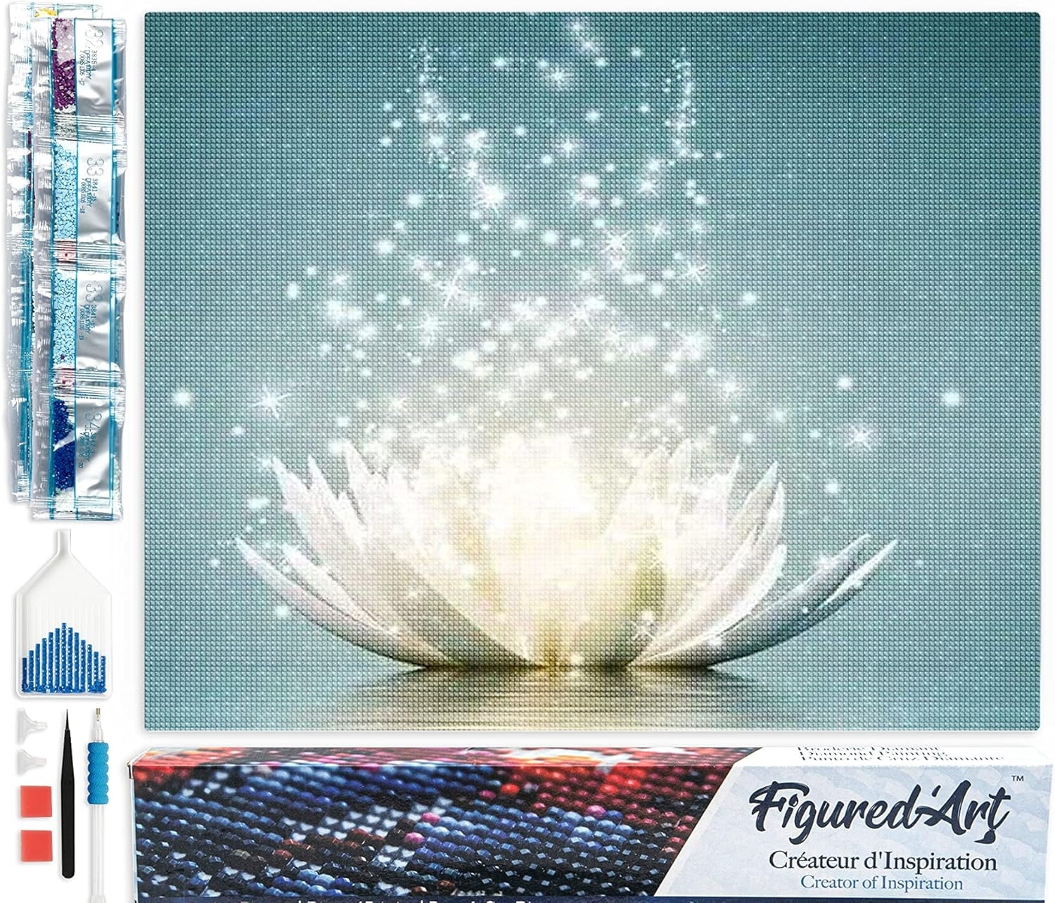 Diamond Painting Adult Art Kit 16"x20" Full Square Diamond 5D Magic ...