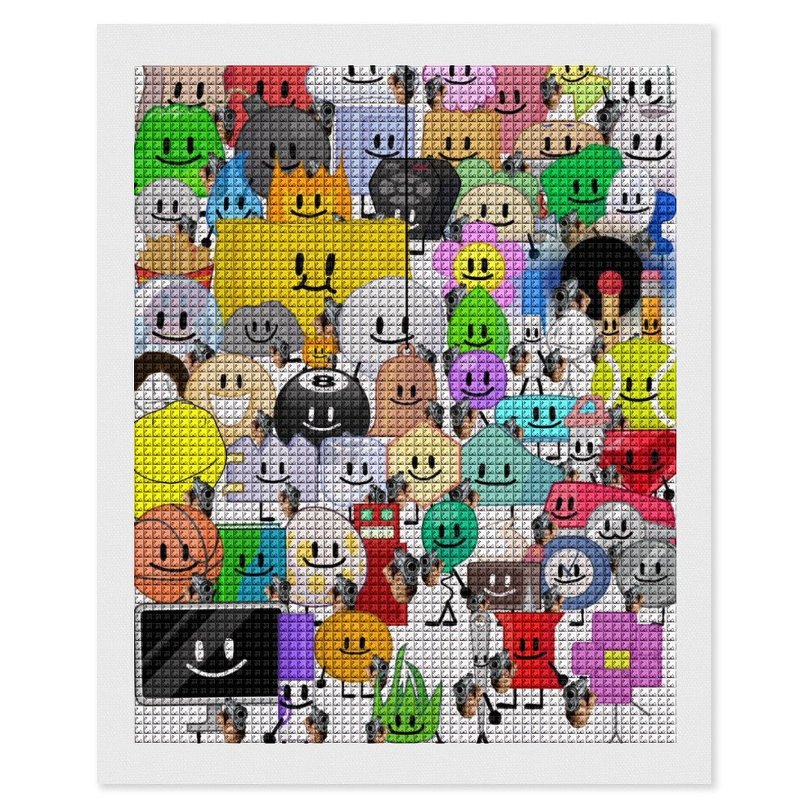 Diamond Painting Battle for Bfdi Diamond Art Painting with Diamond DIY ...
