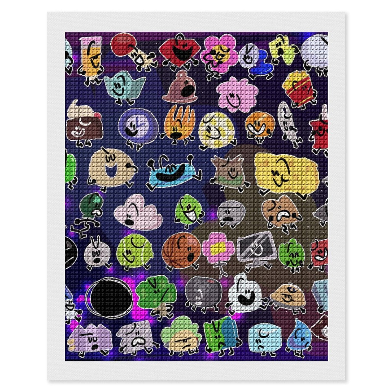 Diamond Painting Battle for Bfdi Diamond Art Painting with Diamond DIY ...