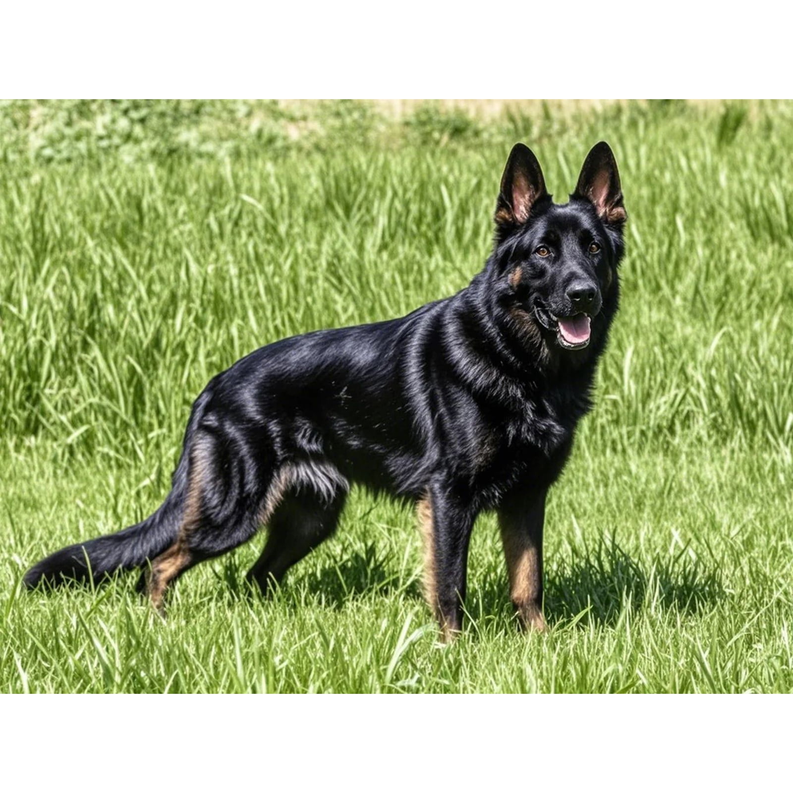 Diamond Painting Black German Shepherd 5D Diamond Art DIY Kits Full ...