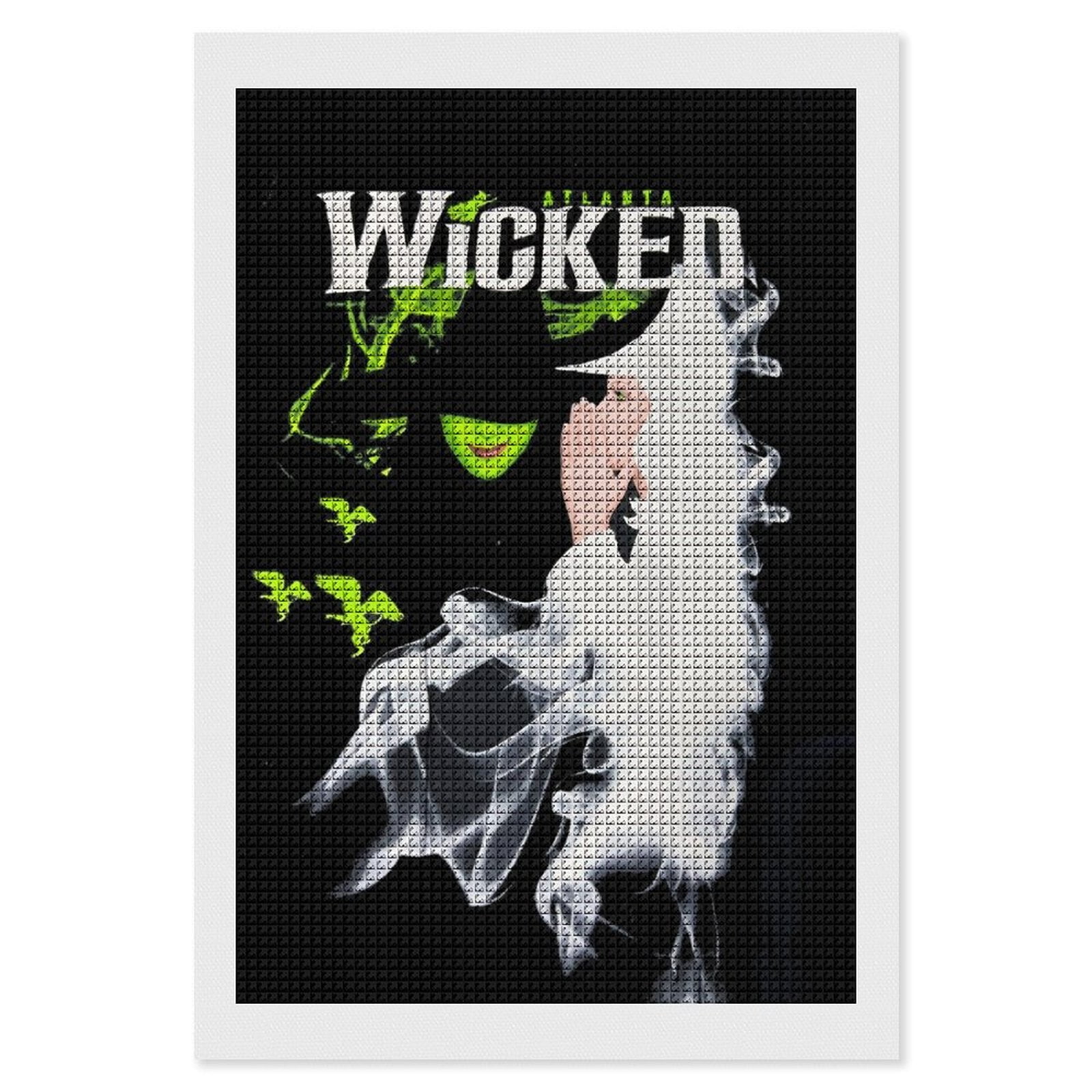 Diamond Painting Black Wicked The Musical Diamond Art Painting with ...