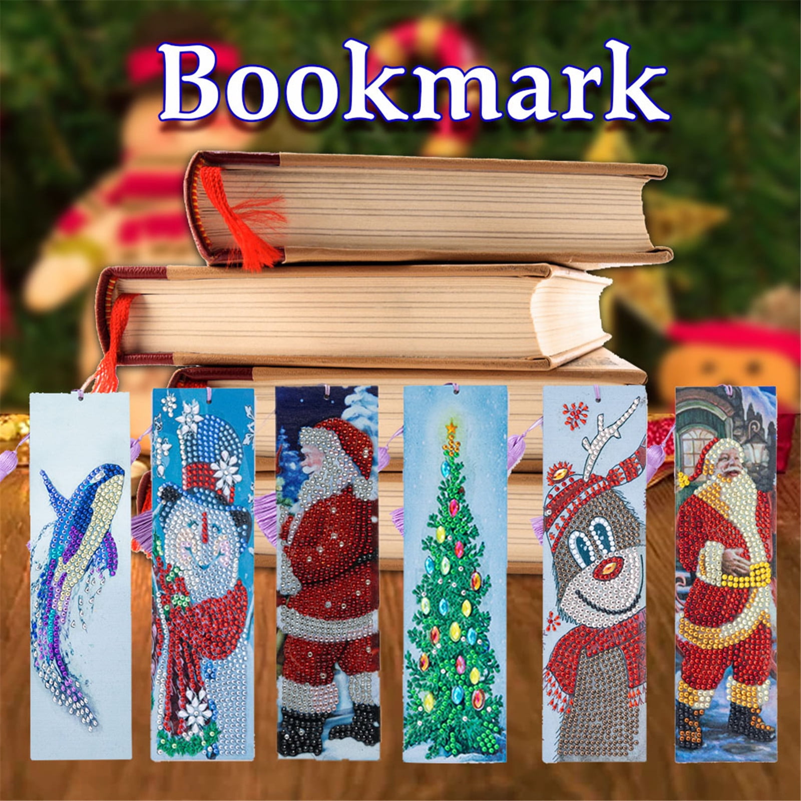 Diamond Painting Bookmark DIY Beaded Bookmarks Tassel Bookmark Art ...