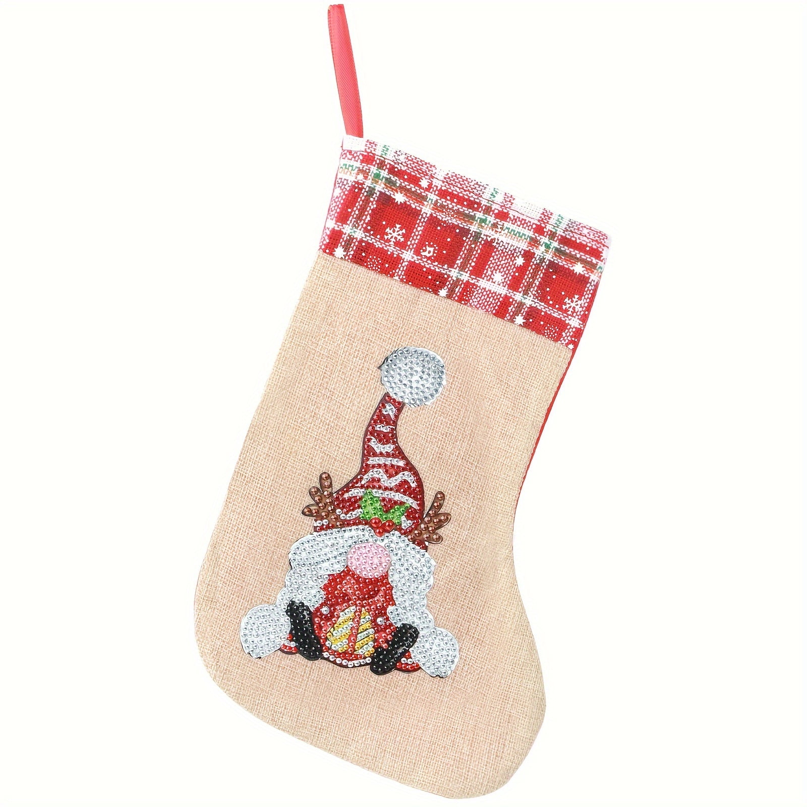 Diamond Painting Christmas Stocking Kit Creative DIY Handmade Ornament ...