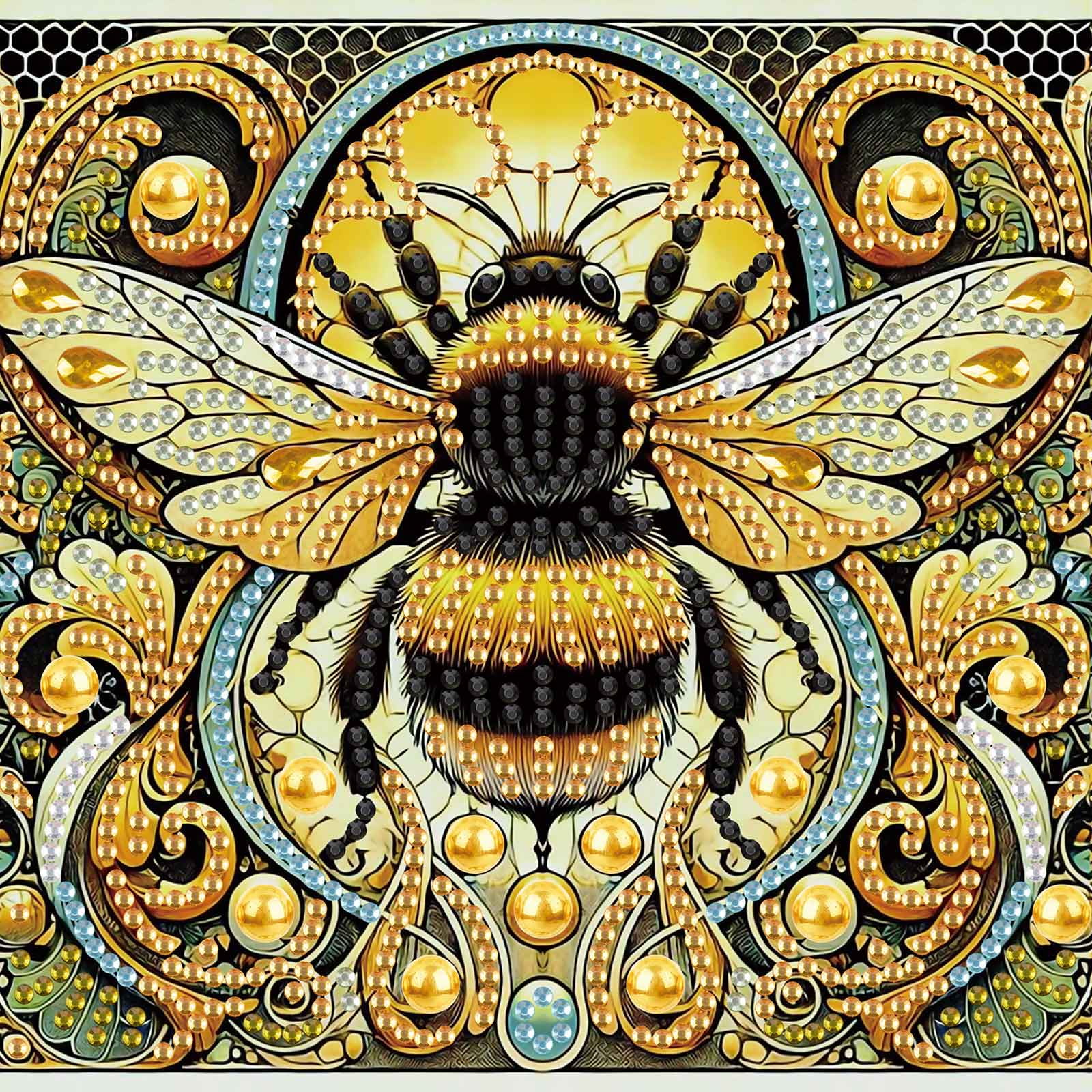 Diamond Painting Kit, Bee Special Shape Creative Diamond Craft, for ...