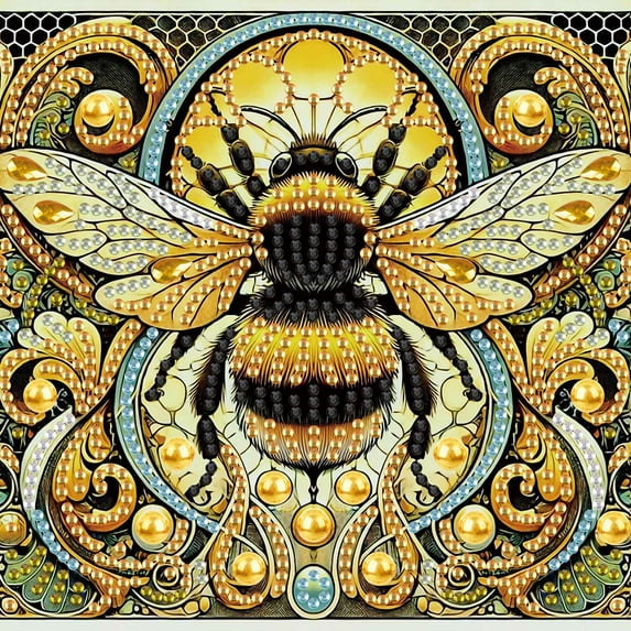 Diamond Painting Kit, Bee Special Shape Creative Diamond Craft, for ...
