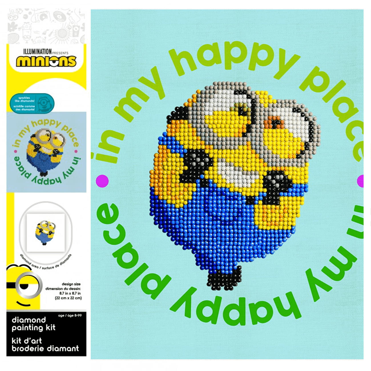 Diamond Painting Kit Begin Happy Minion - Walmart.com