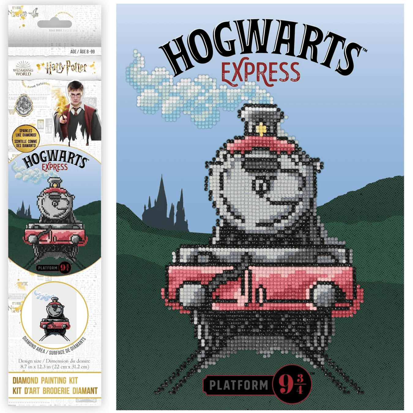 Diamond Painting Kit Begin Hogwarts Express - Walmart.com