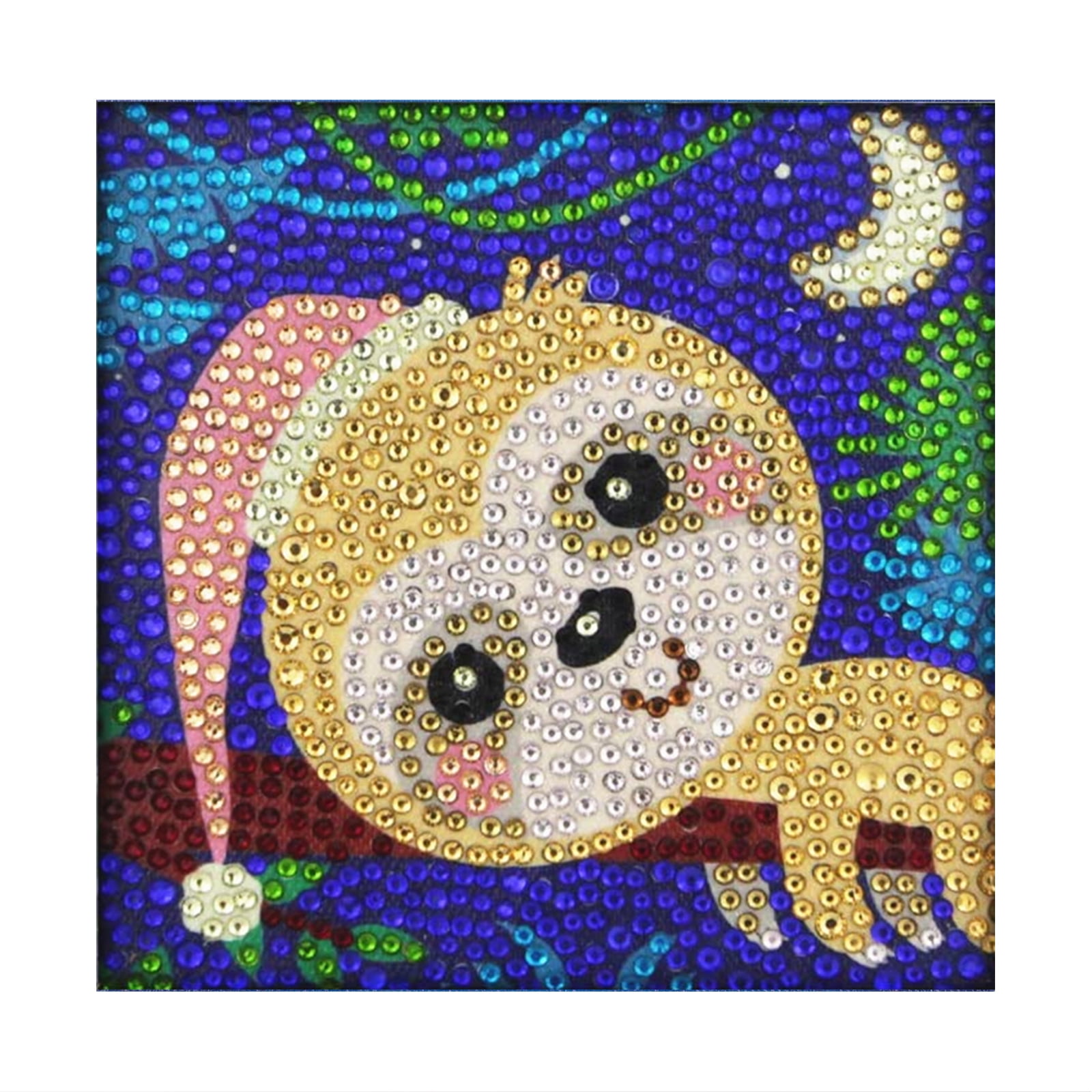 Diamond Painting Kit, Hat Monkey 5D Diamond Painting Starter Set Easy ...