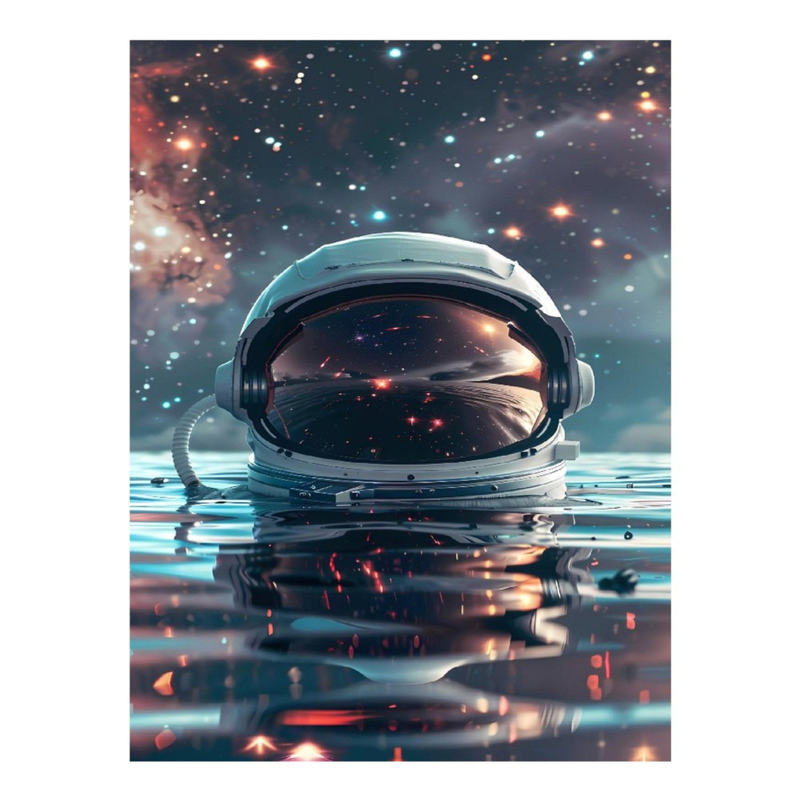 Diamond Painting Kits for Adults - Astronaut Helmet Reflections5d Diy ...