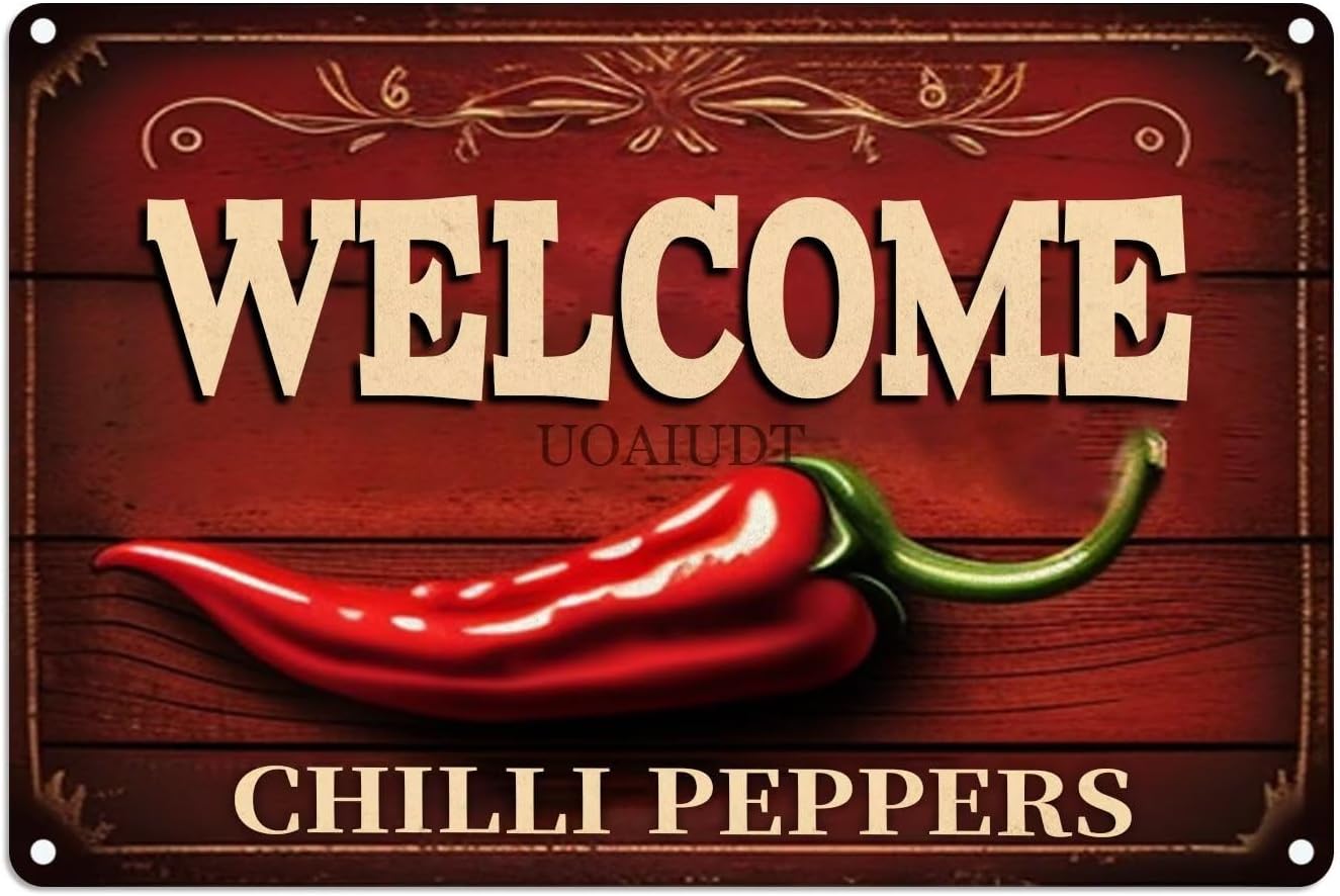 Diamond Painting Kits For Adults Chilli Pepper Welcome Round Full Drill ...