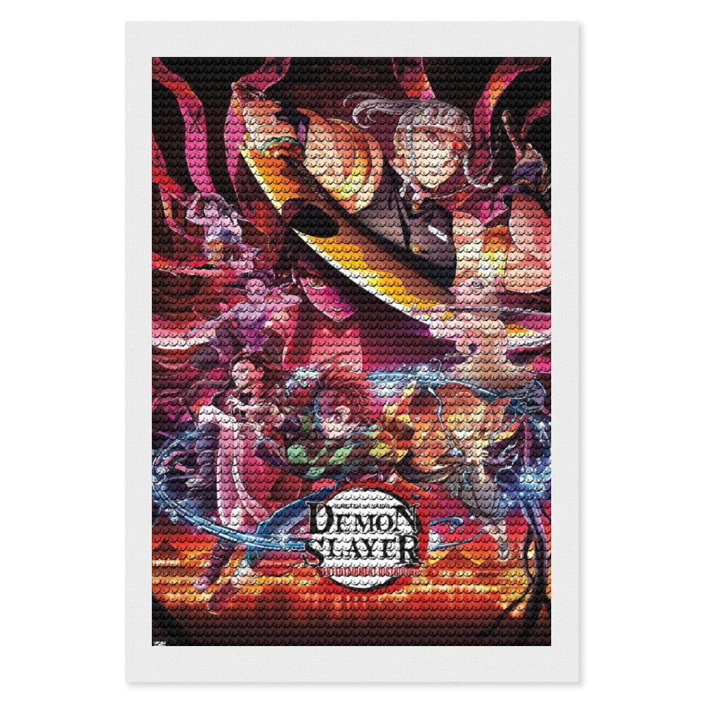 Diamond Art Kits for Adults - Demon Slayer Full Drill Diamond Arts for ...