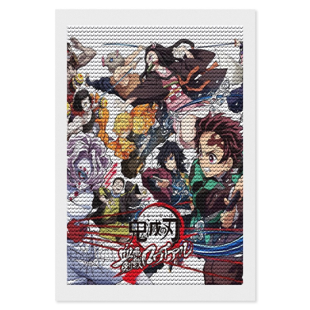 Diamond Art Kits for Adults - Demon Slayer Full Drill Diamond Arts for ...