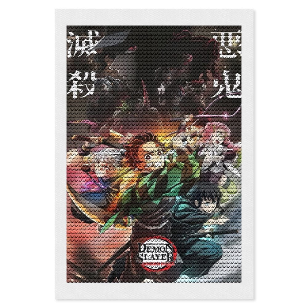 Diamond Art Kits for Adults - Demon Slayer Full Drill Diamond Arts for ...