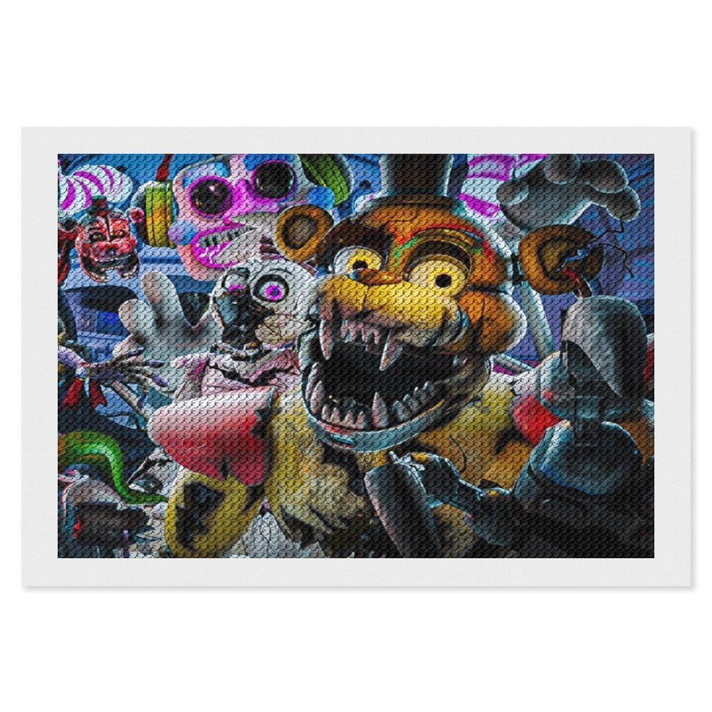 Diamond Art Kits for Adults - Five Nights At Freddy's Full Drill ...