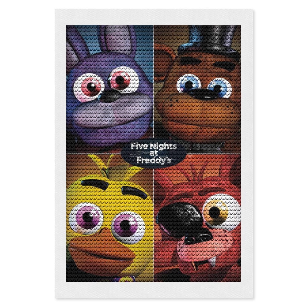 Diamond Art Kits for Adults - Five Nights at Freddy's Full Drill ...