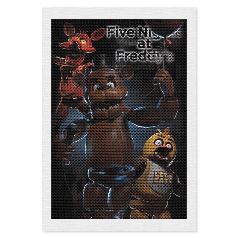 Diamond Art Kits for Adults - Five Nights at Freddy's Full Drill ...