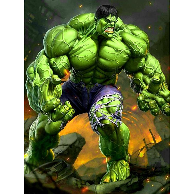 Diamond Painting Kits for Adults,Hulk Diamond Art Kits Full Drill ...