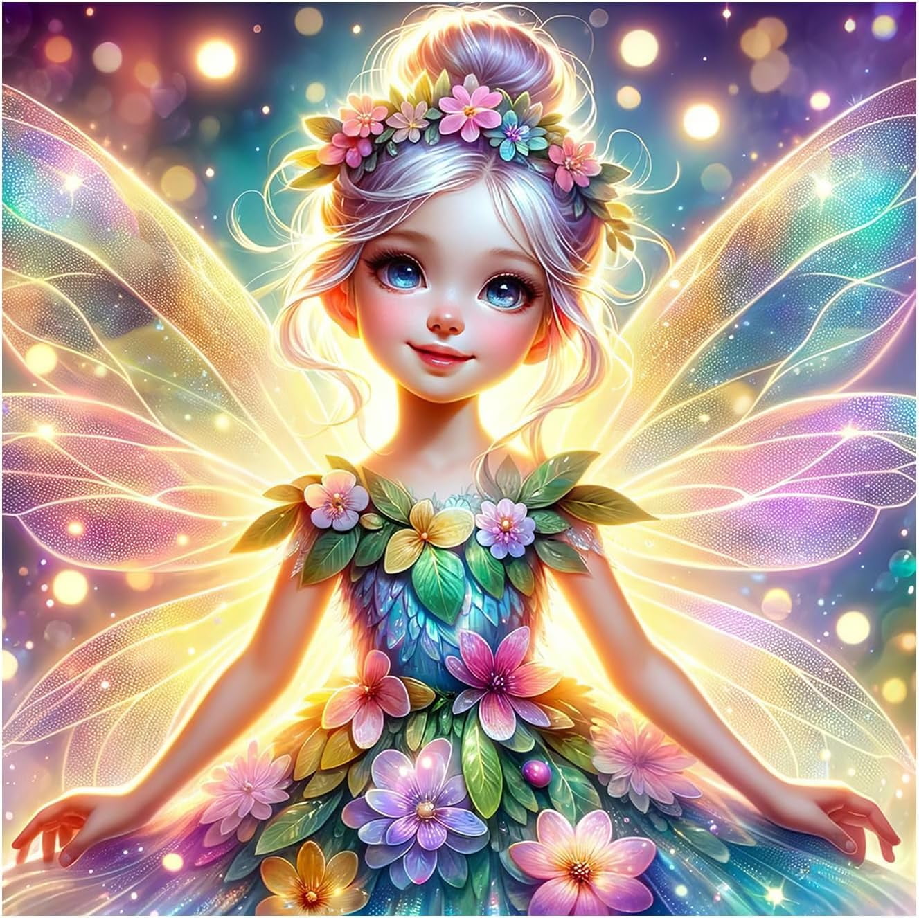 Diamond Painting Kits for Adults, Hydrangea in Glass 5D Diamond Art ...