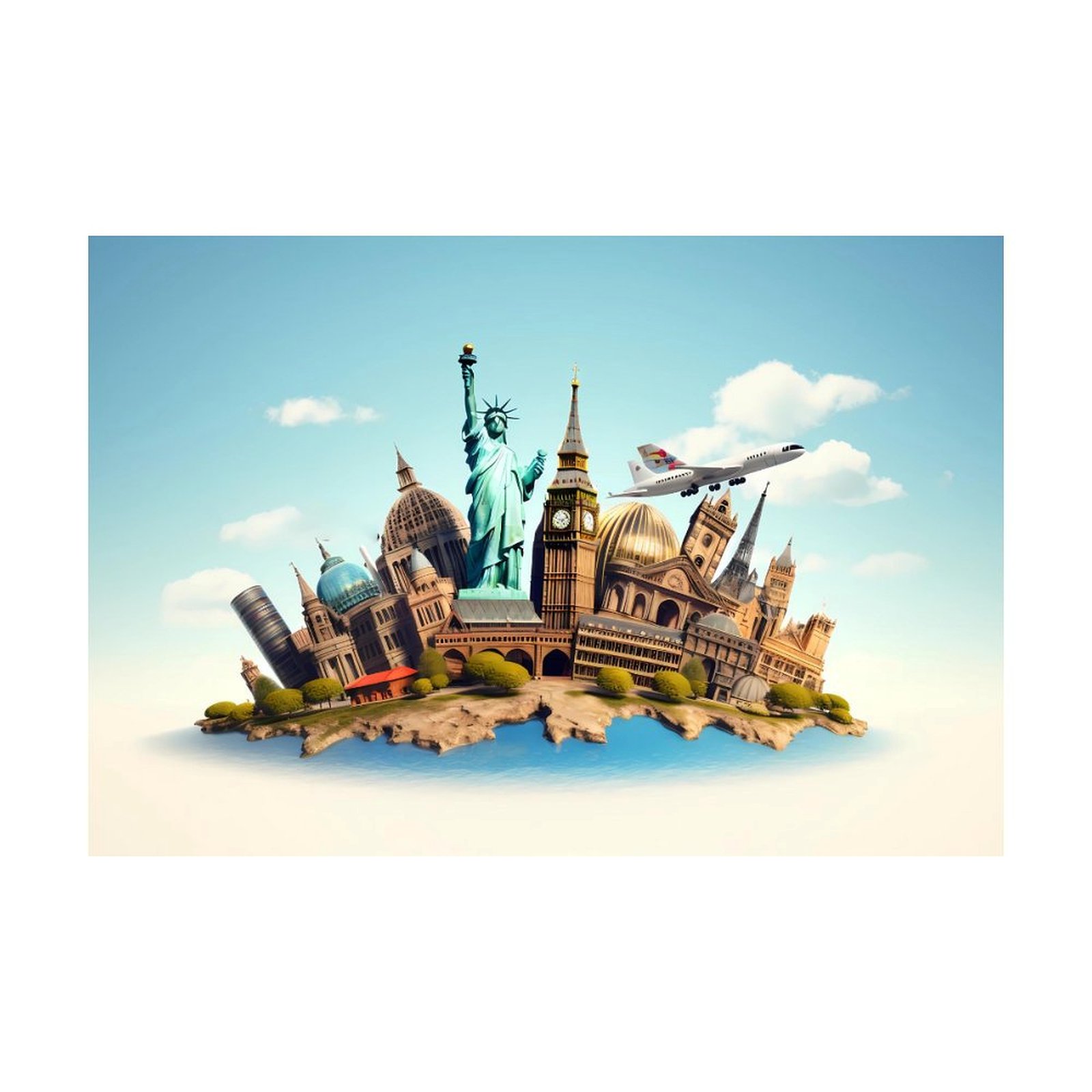 Diamond Painting Kits for Adults - Iconic Global Landmarks 5d Diy Full ...