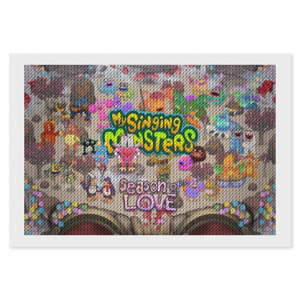 Diamond Art Kits for Adults - My Singing Monsters Full Drill Diamond ...