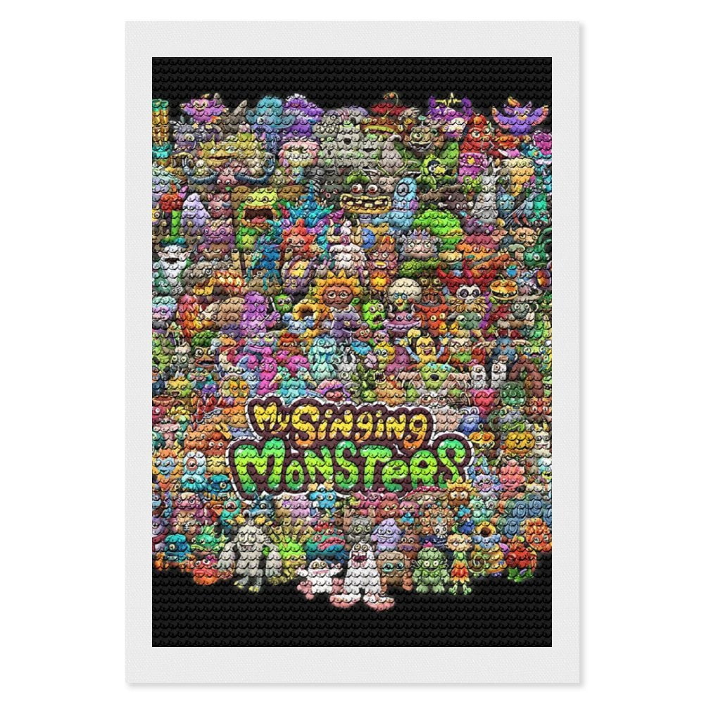 Diamond Art Kits for Adults - My Singing Monsters Full Drill Diamond ...