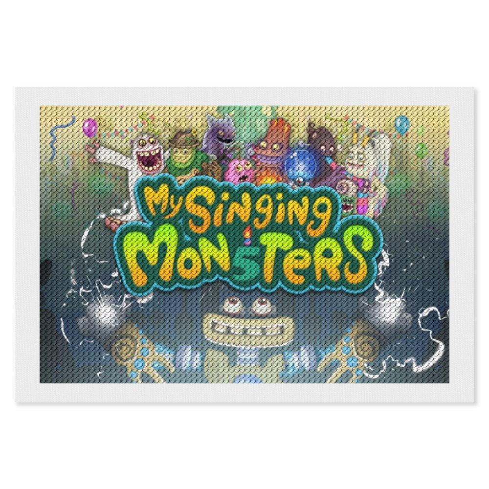 Diamond Art Kits for Adults - My Singing Monsters Full Drill Diamond ...