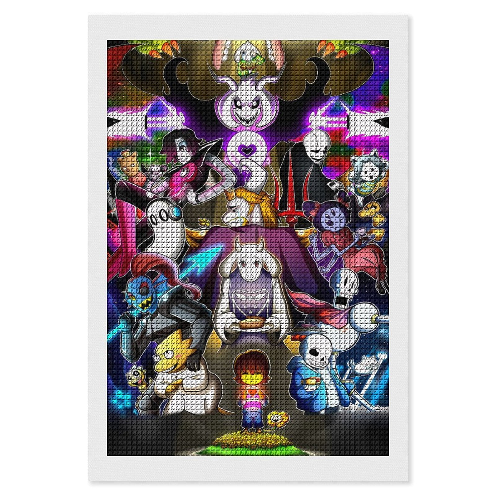 Diamond Painting Kits for Adults Undertale DIY 5D Round Full Drill Art ...