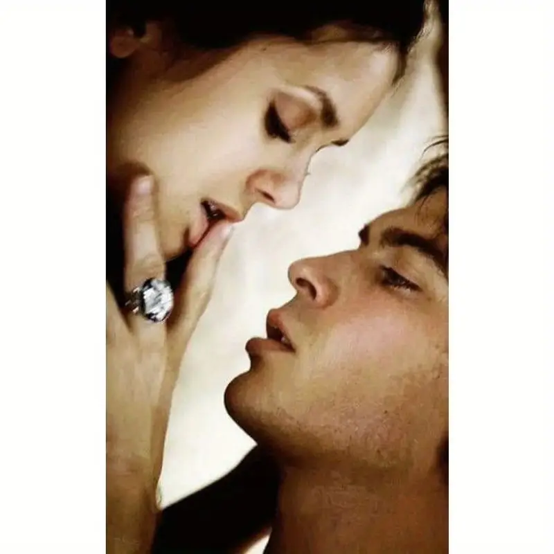 Diamond Painting Kits for Adults, The Vampire Diaries Couple 5D DIY ...