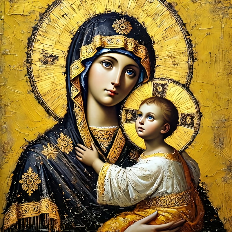 Diamond Painting Kits for Adults Virgin Mary, for Expressing Devotion ...