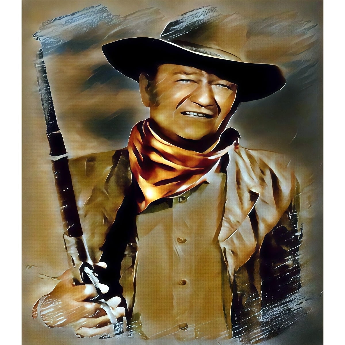 Diamond Painting Kits for Adults Western Cowboy Figure Full Drill DIY ...