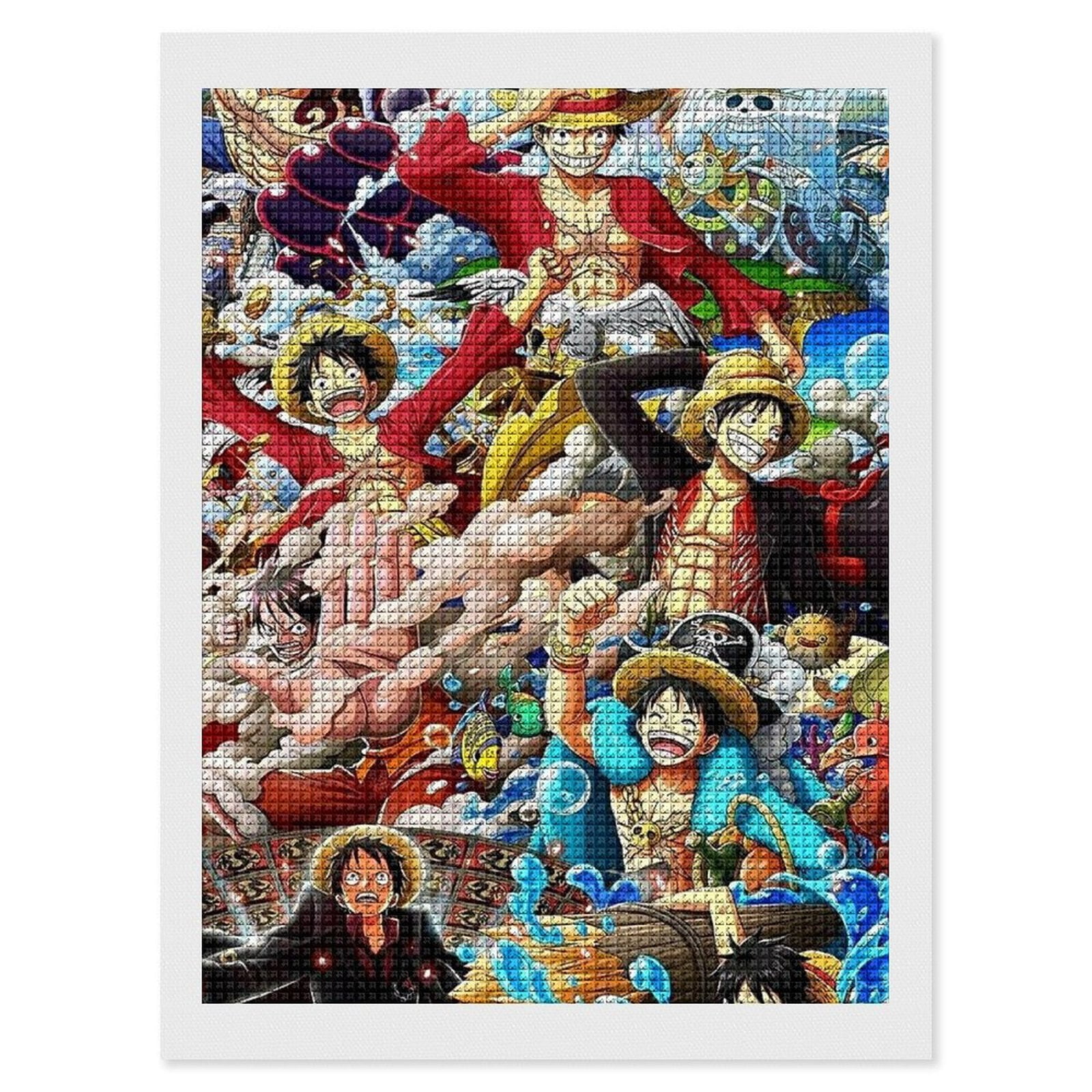 Diamond Painting Kits for Adults Beginner, One Piece Luffy Art ...