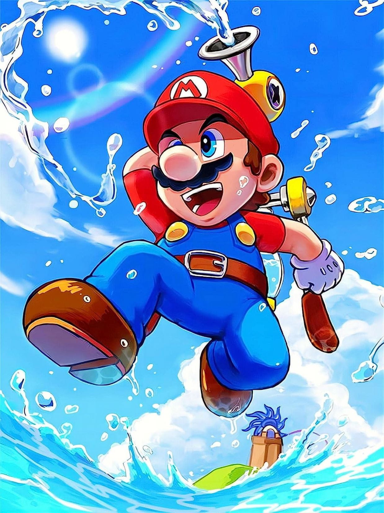 Diamond Painting Kits for Adults, Diamond Art,Mario Diamond Painting ...