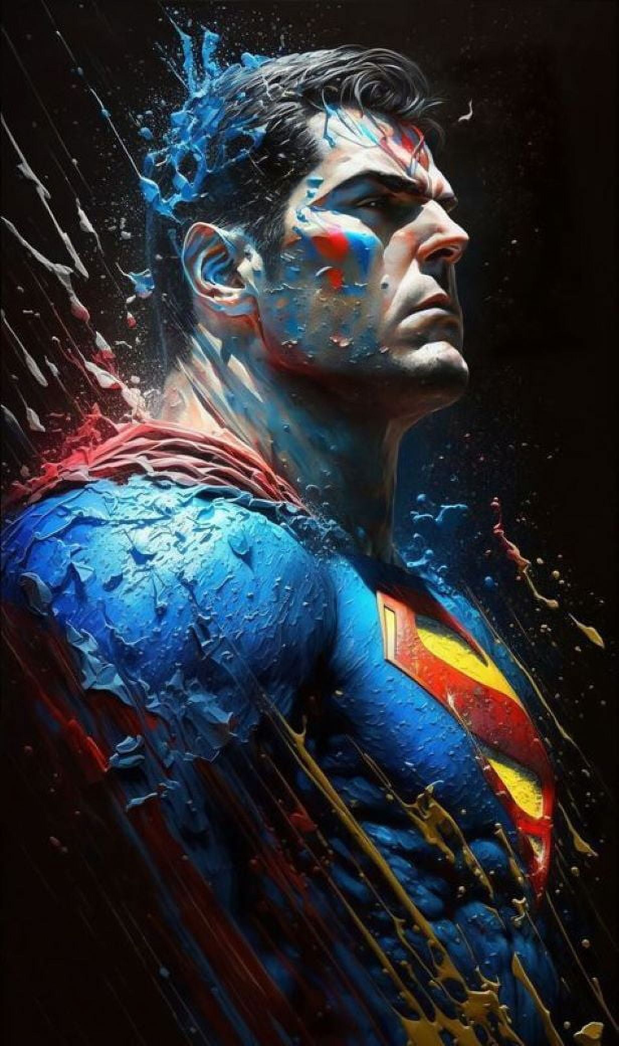 Diamond Painting Kits for Adults, Superman 5D DIY Diamond Art Kits Full ...