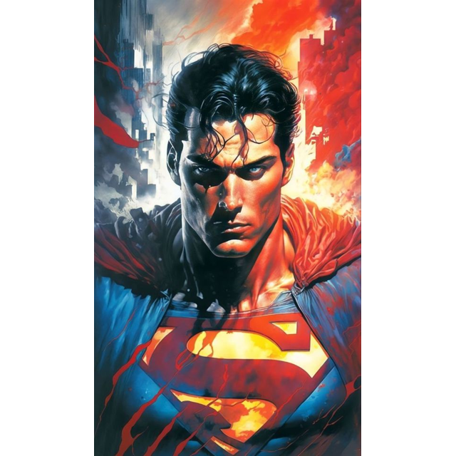 Diamond Painting Kits for Adults, Superman Diamond Art, Paint with ...