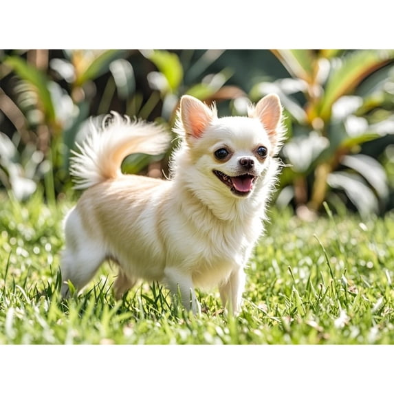 Diamond Painting Long Haired Chihuahua 5D Diamond Art DIY Kits Full ...