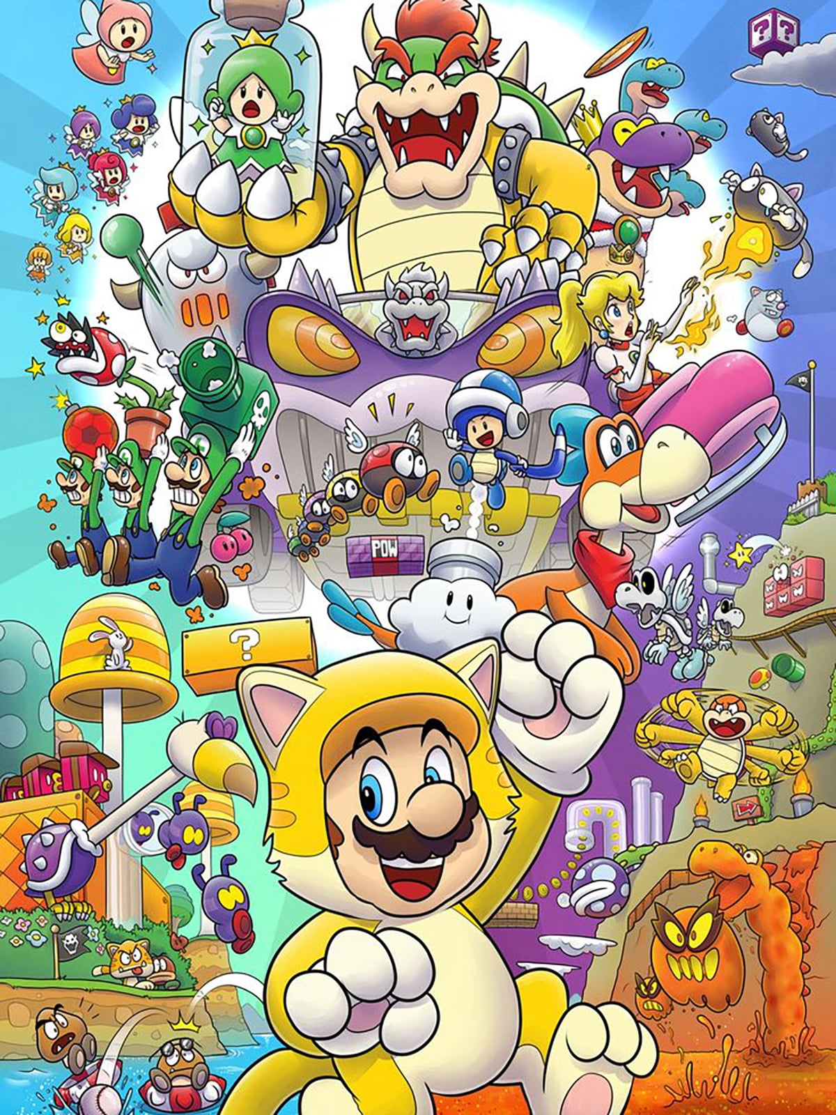 Diamond Painting Mario Diamond Art, Full Drill Full Drill Embroidery ...