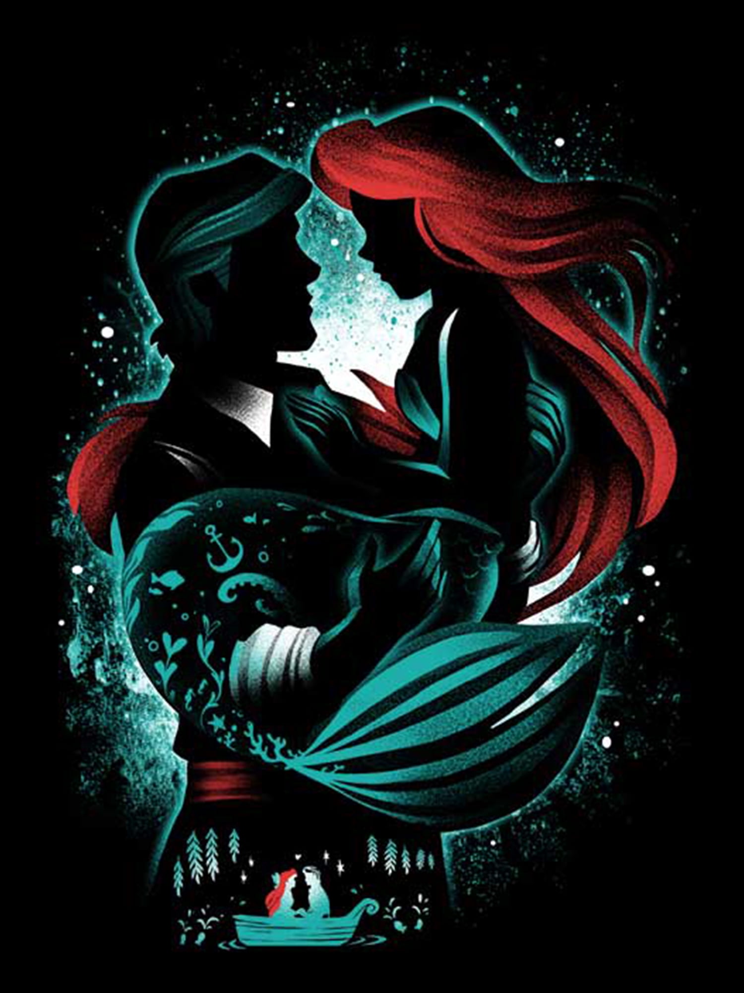 Diamond Painting Mermaid Diamond Art Prince and Princess, Full Drill ...