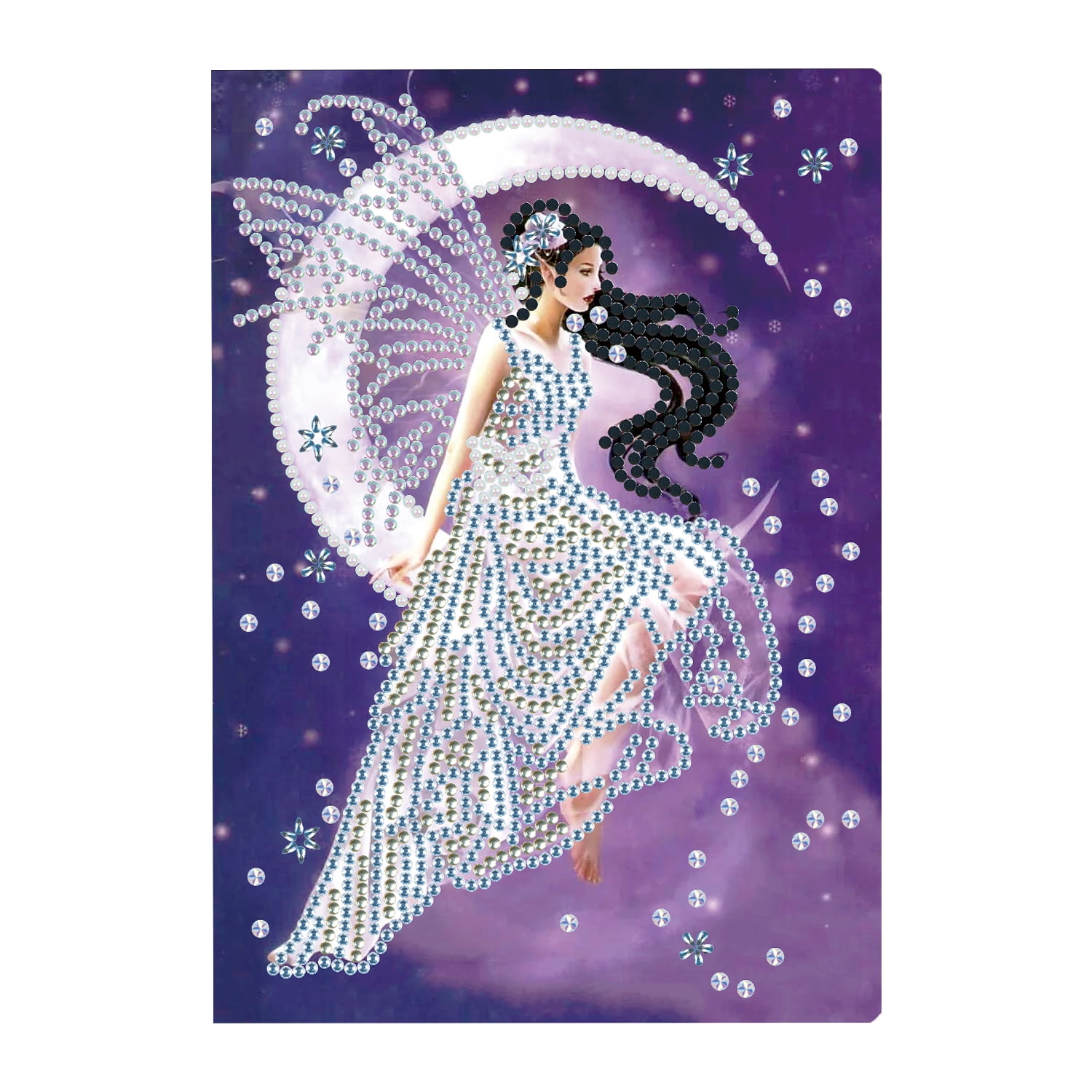 Diamond Painting Notebook Kit Moon Fairy DIY Art Craft Kit A5 The ...