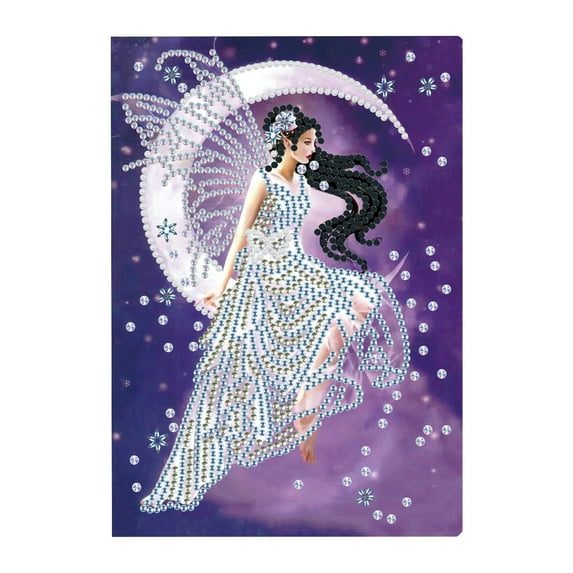 Diamond Painting Notebook Kit Moon Fairy DIY Art Craft Kit A5 The ...