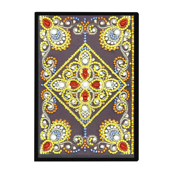 Diamond Painting Notebook Kit Yellow Flowers DIY Art Craft Kit A5 The ...
