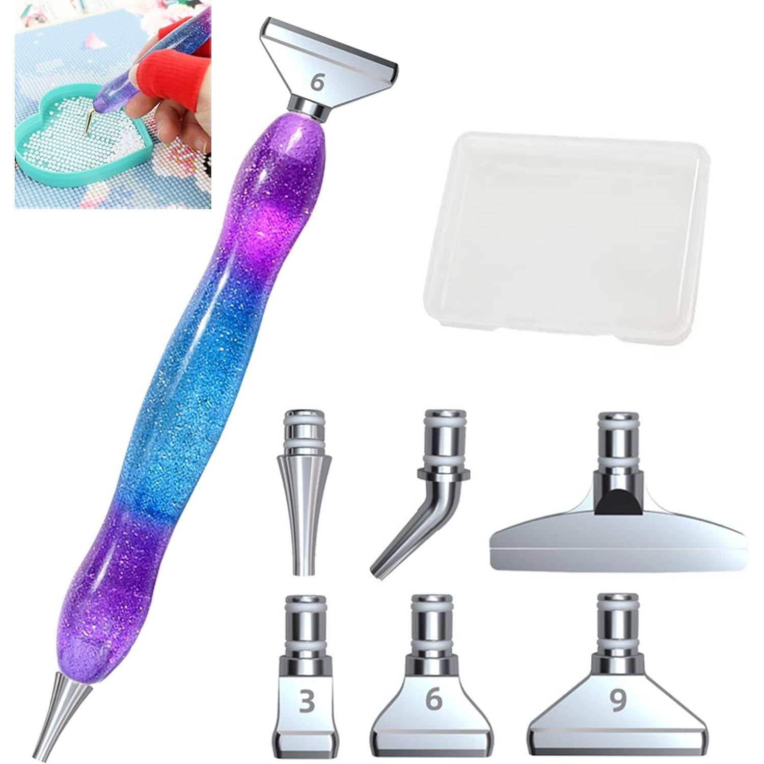 Diamond Painting Pen Kit, 5D Diamond Painting Accessories Tools, Silver ...