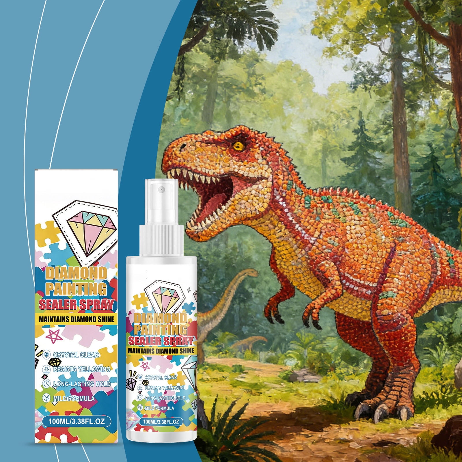 Diamond Painting Sealer Spray Clear, Non Yellowing, Fast Drying ...