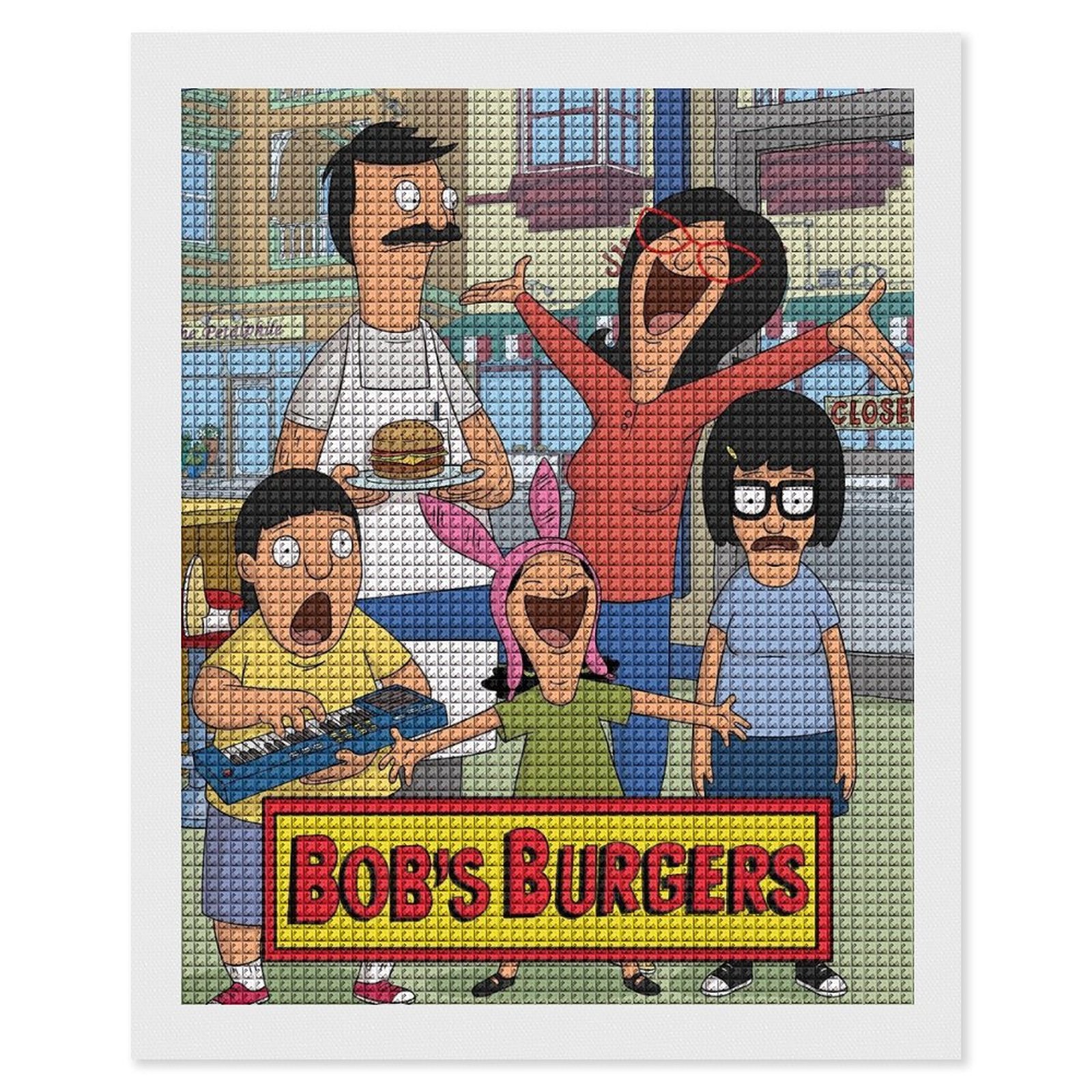 Diamond Painting Set Bob's Burgers Diamond Art Painting with Diamond ...
