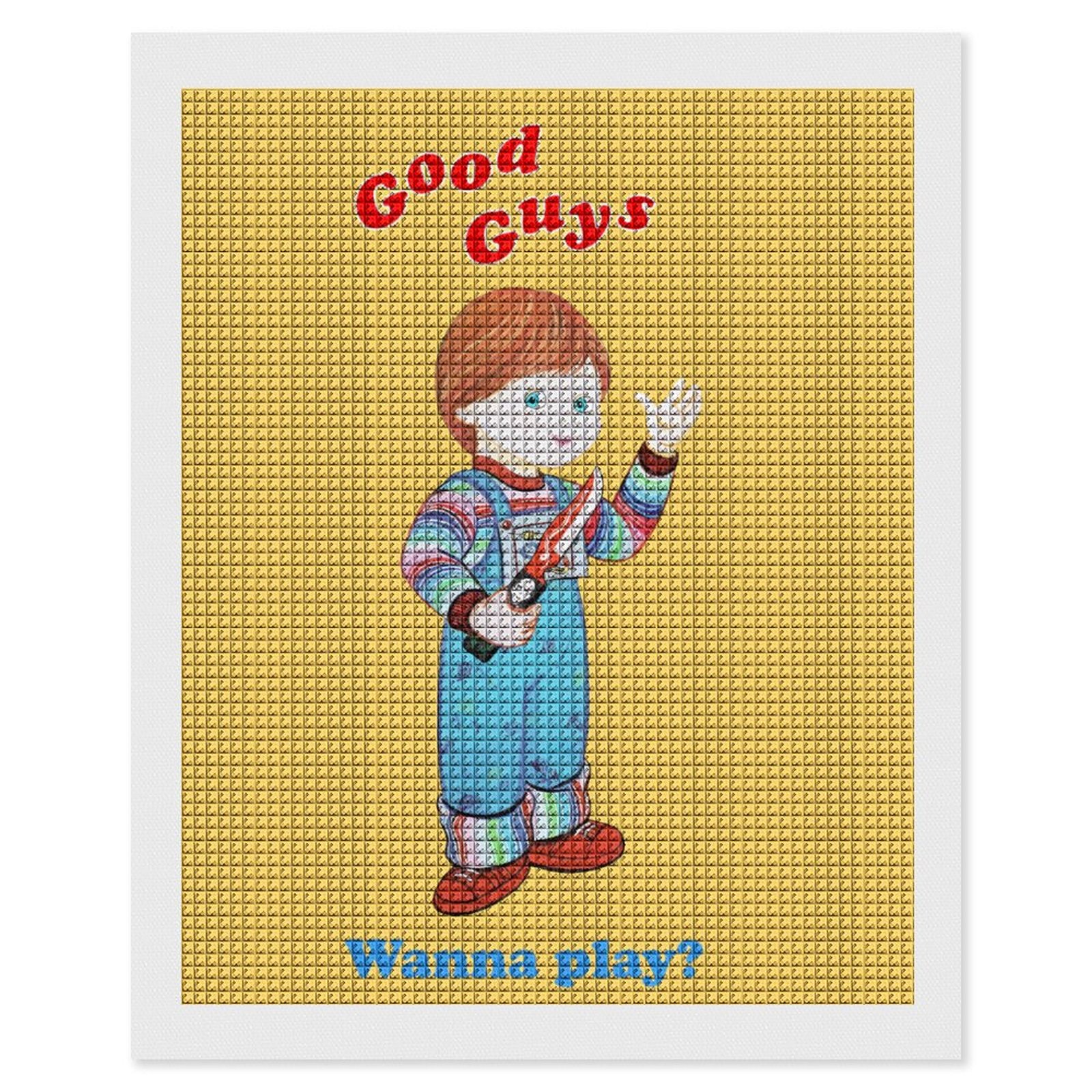 Diamond Painting Set Chucky Diamond Art Painting with Diamond DIY Set ...