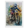 Diamond Painting Set Dirt Bike Motorcycle Race Diamond Art Painting with Diamond DIY Set for ...
