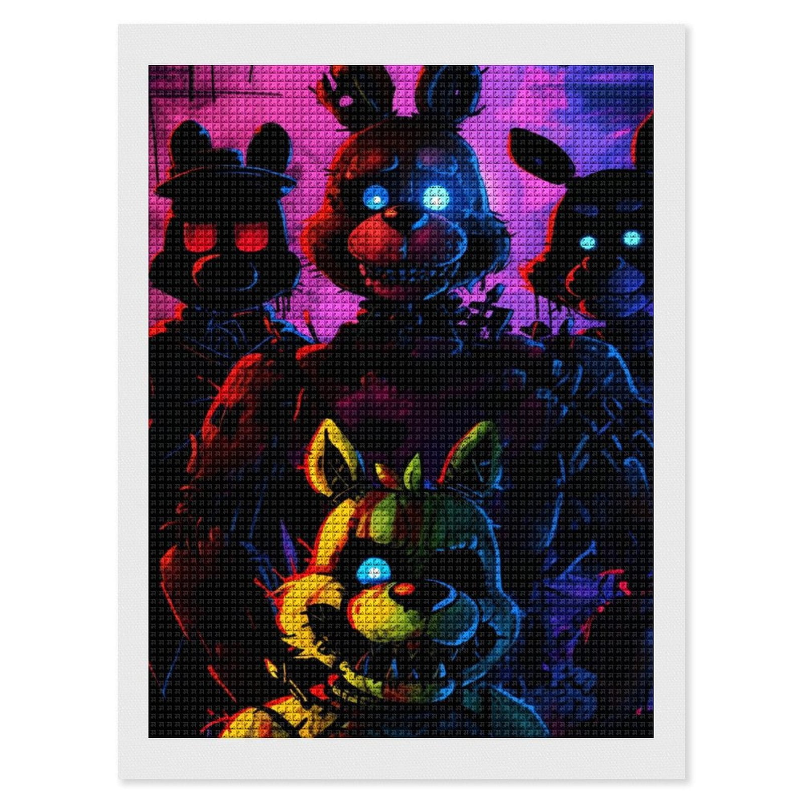 Diamond Painting Set Five Nights At Freddy's FNAF Diamond Art Painting ...