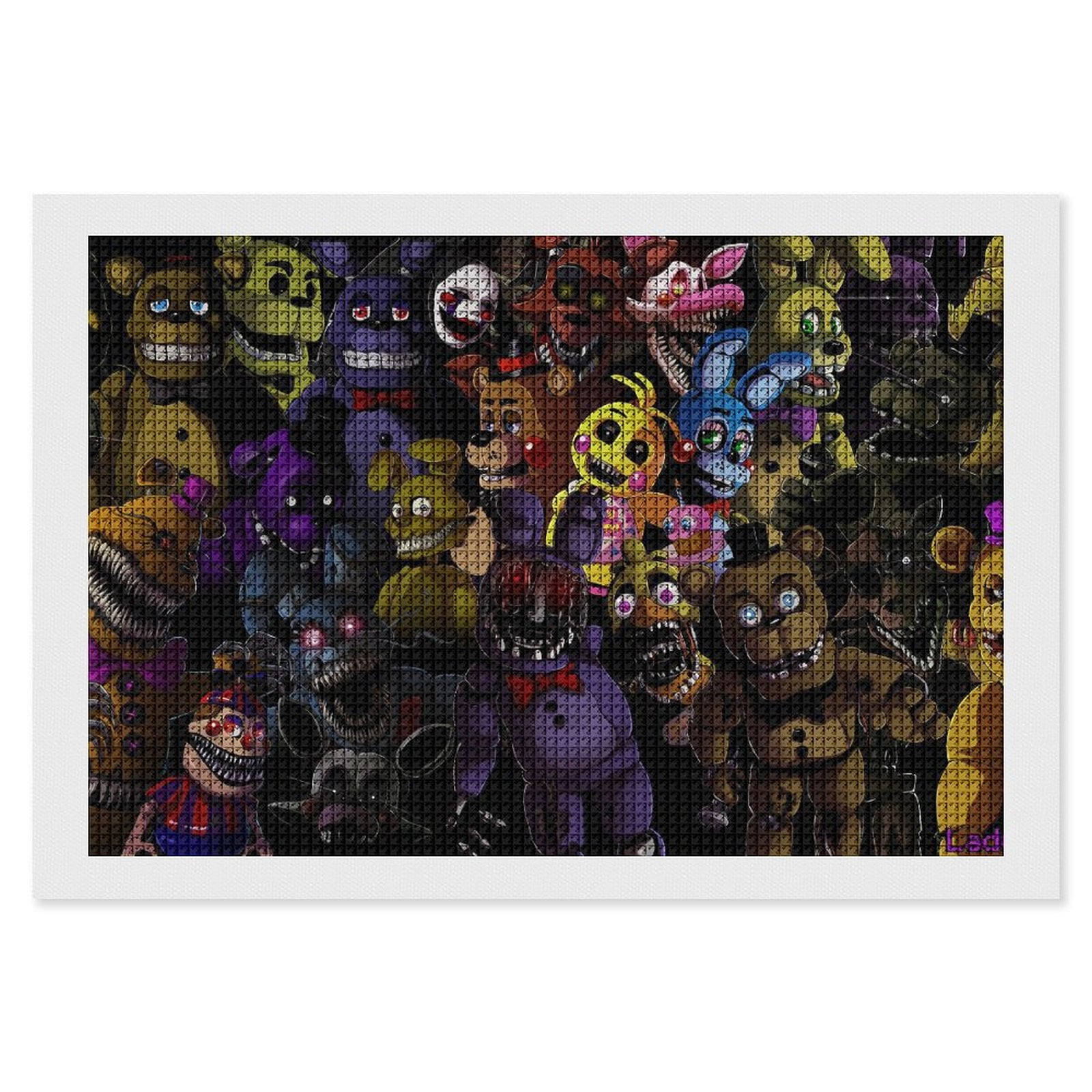 Diamond Painting Set Five Nights At Freddy's FNAF Diamond Art Painting ...