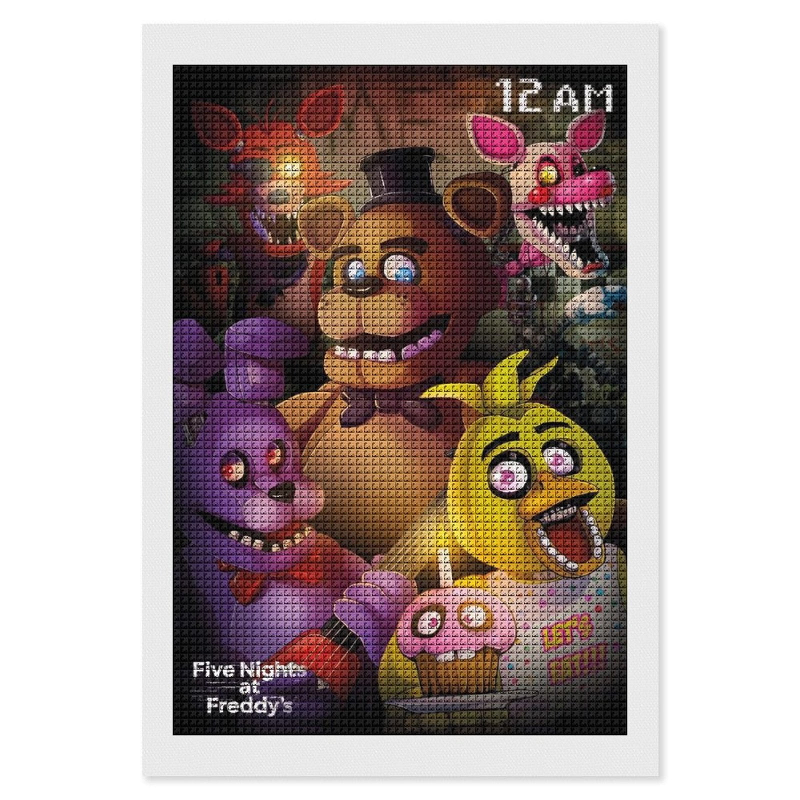 Diamond Painting Set Five Nights At Freddy's FNAF Diamond Art Painting ...