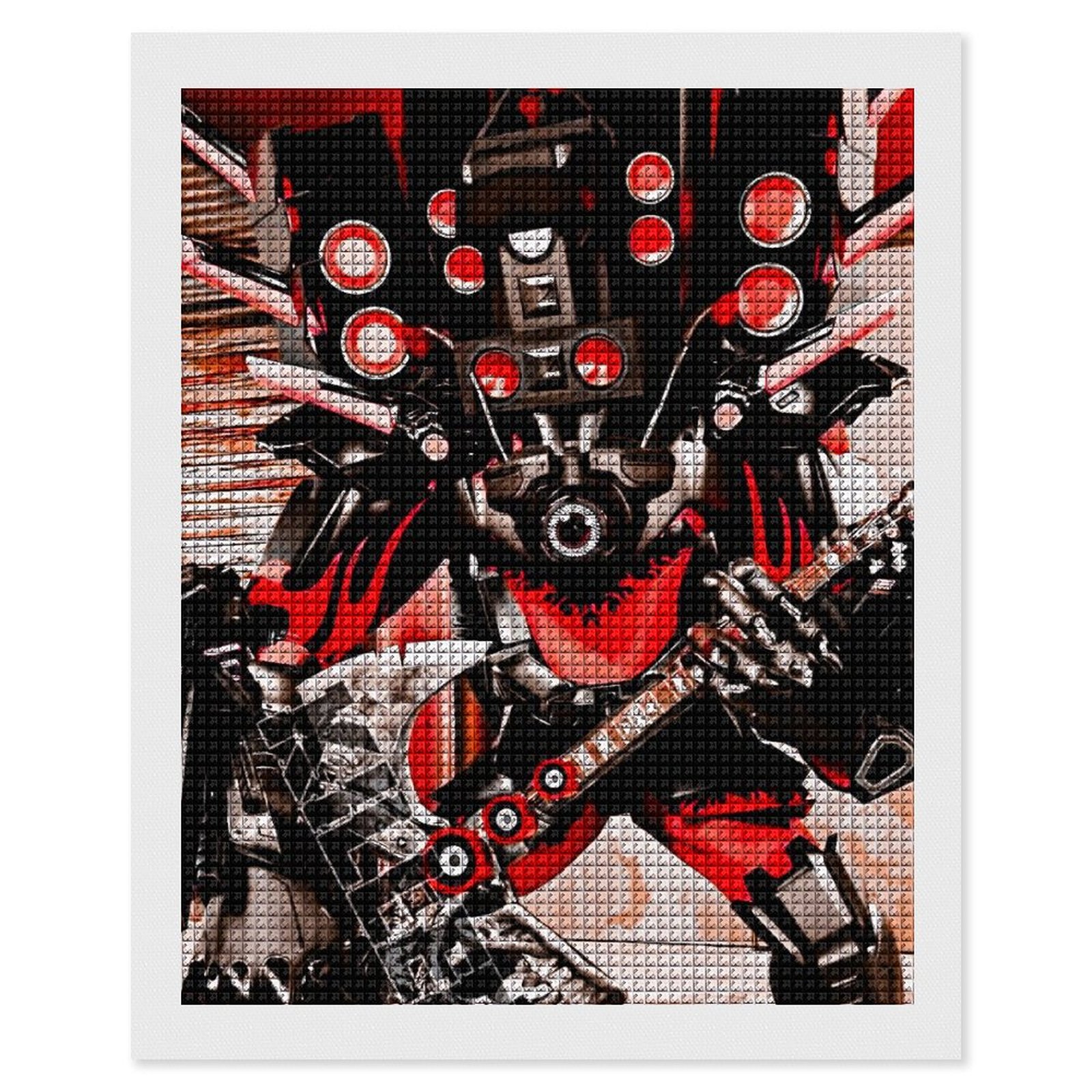 Diamond Painting Set Skibidi Toilet Diamond Art Painting with Diamond ...