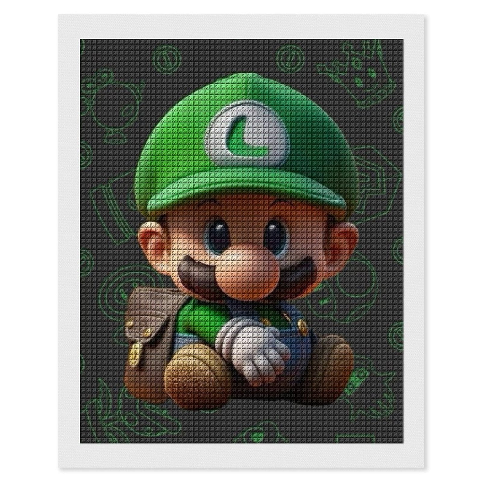 Diamond Painting Set Super Mario Diamond Art Painting with Diamond DIY ...